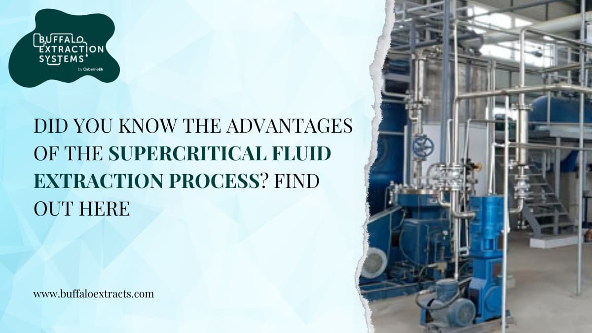 The Advantages of The Supercritical Fluid Extraction Process