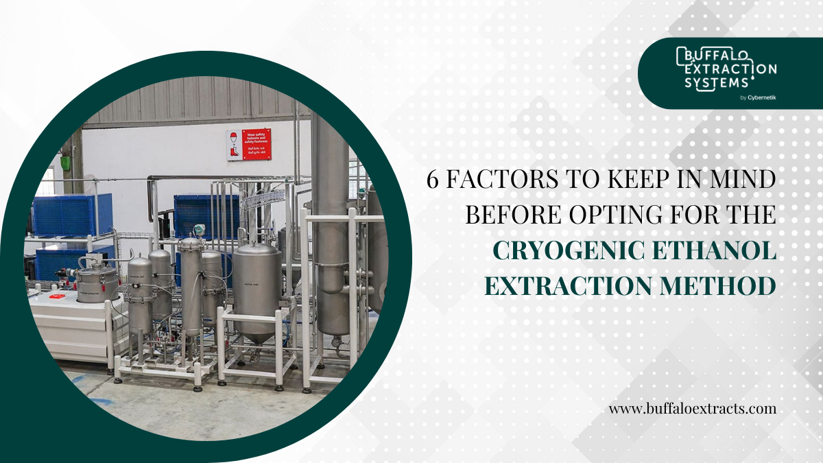 Cryogenic Ethanol Extraction Method: 6 factors